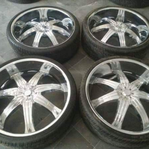 Other | 28 Inch Effen Rims On New Rubberband Tires | Poshmark